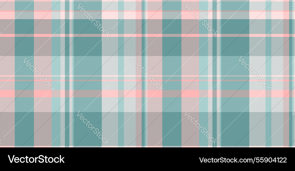 Outline textile fabric check bandanna plaid Vector Image