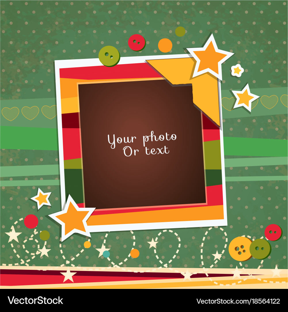 Template frame Royalty Free Vector Image - VectorStock