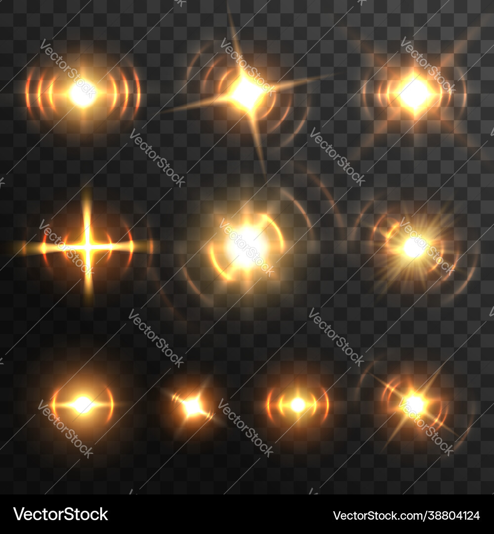 Fiery Light Burst - Energy Glow Royalty Free Vector Image