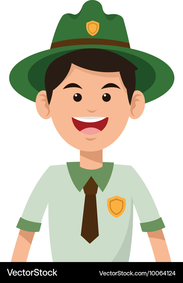 Park ranger icon Royalty Free Vector Image - VectorStock