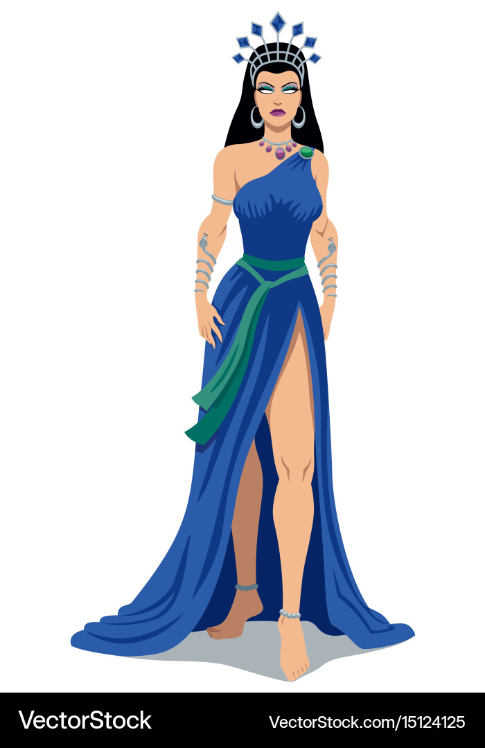 Hera on white Royalty Free Vector Image - VectorStock