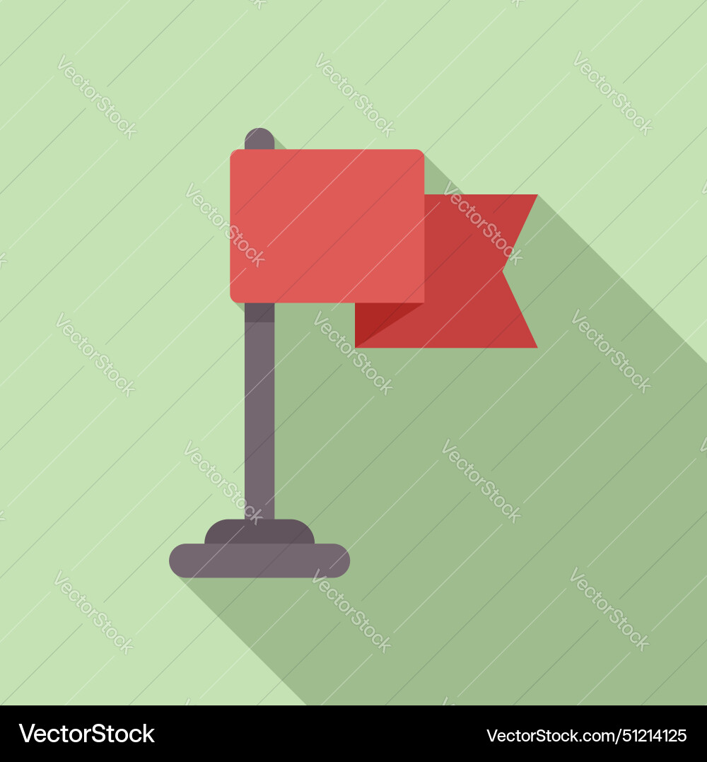 Store locator flag icon flat map street Royalty Free Vector