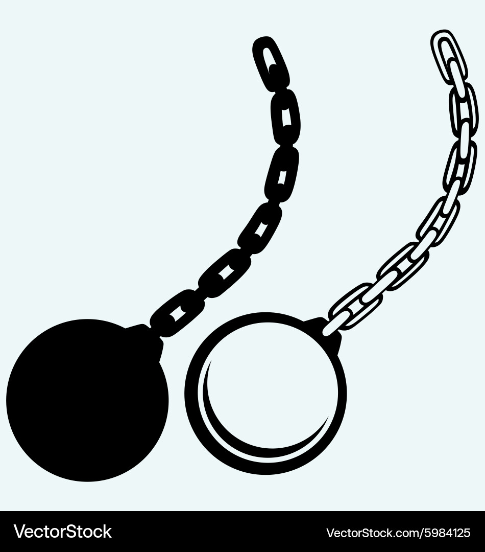 Ball and Chain Icon Vector Images (over 4,100)
