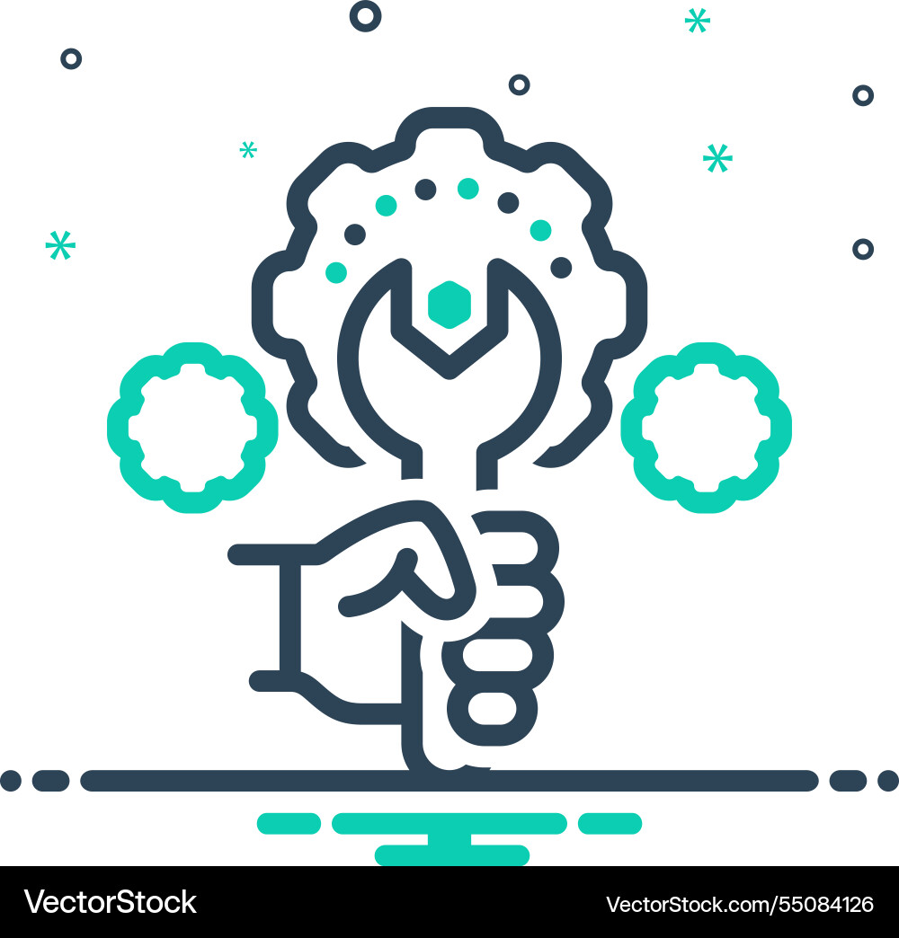 Fixing Royalty Free Vector Image - VectorStock