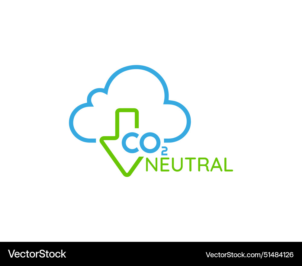 Reducing co2 emissions to stop climate change Vector Image