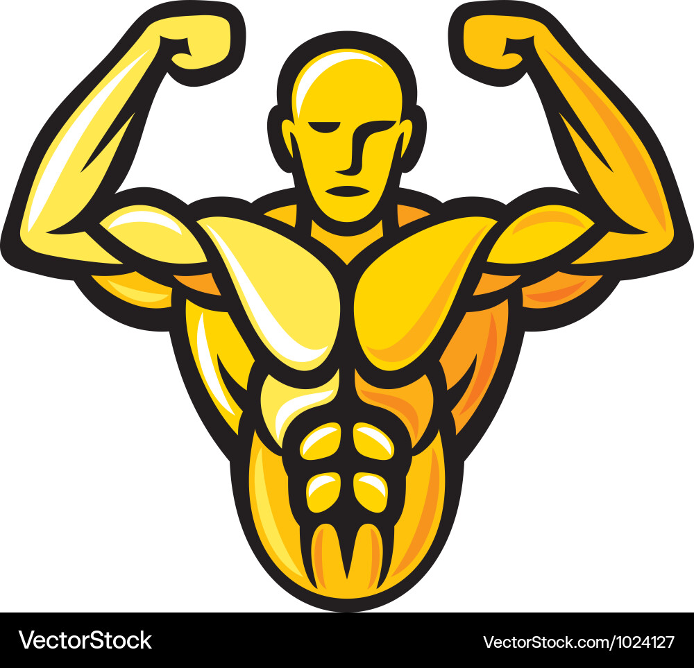 Bodybuilding Hunk Muscular Vector Images (over 160)