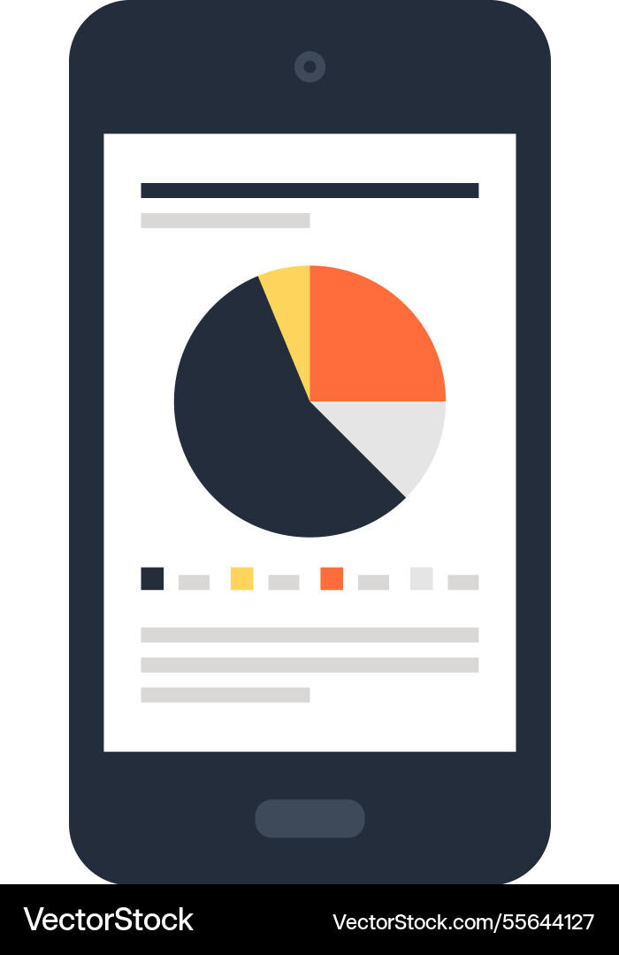 Dashboard flat web icon concept Royalty Free Vector Image