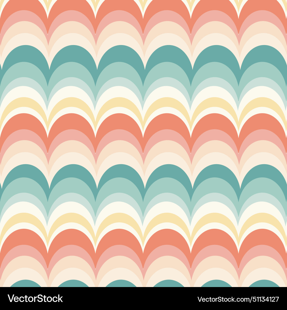 Retro wavy pattern design background Royalty Free Vector