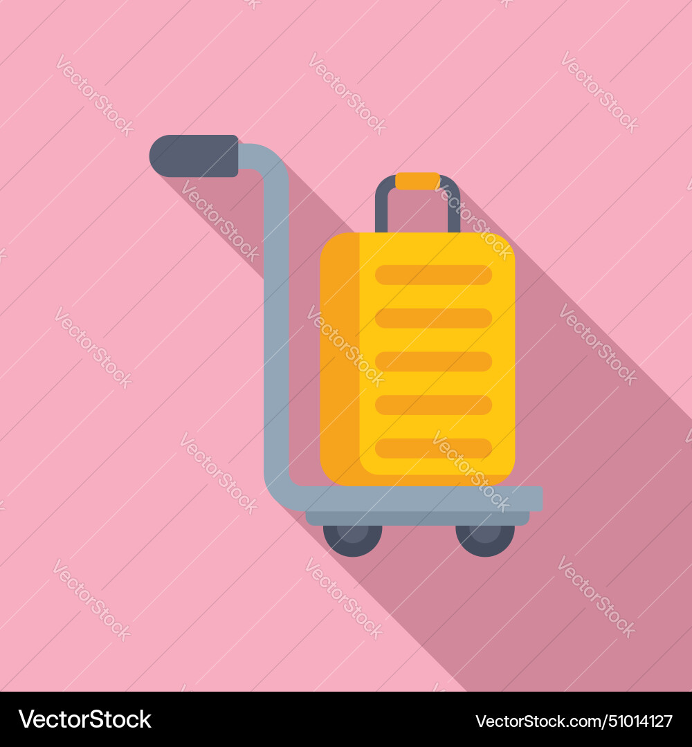 Support move plastic icon flat steel Royalty Free Vector