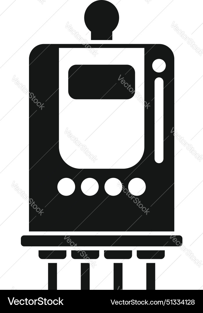 A modern train icon Royalty Free Vector Image - VectorStock