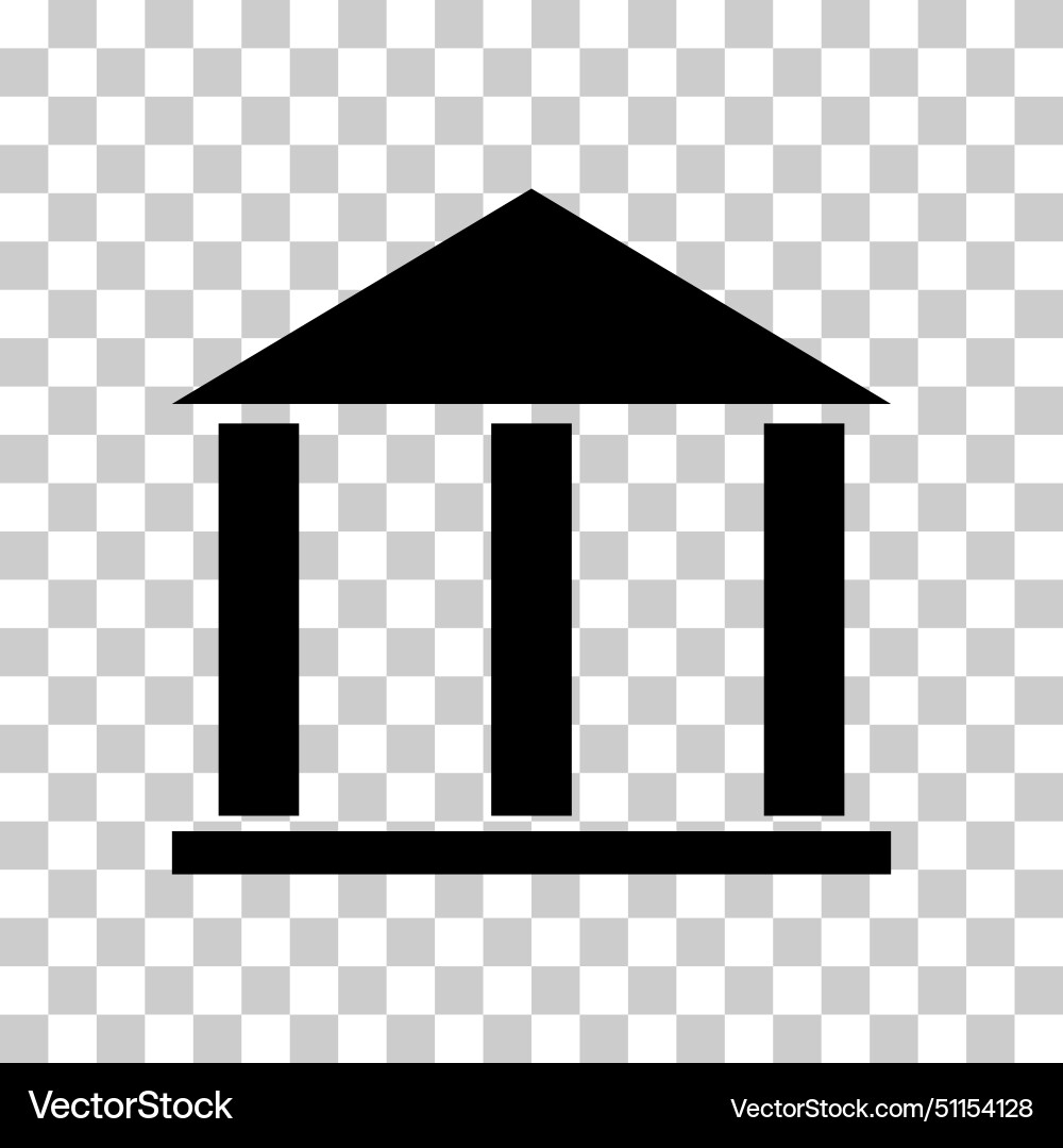 Building university architecture icon museum Vector Image