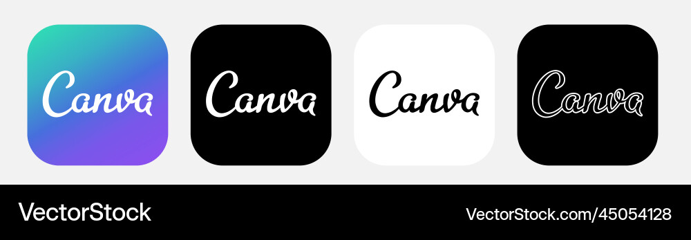 Canva Royalty Free Vector Image - VectorStock