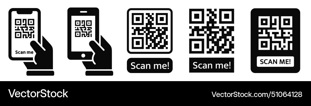 Scan qr code icon Royalty Free Vector Image - VectorStock
