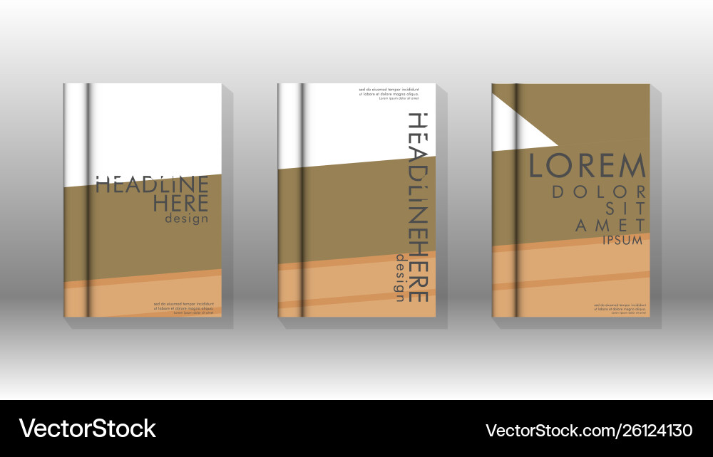 Cover book concept abstract geometric background Vector Image