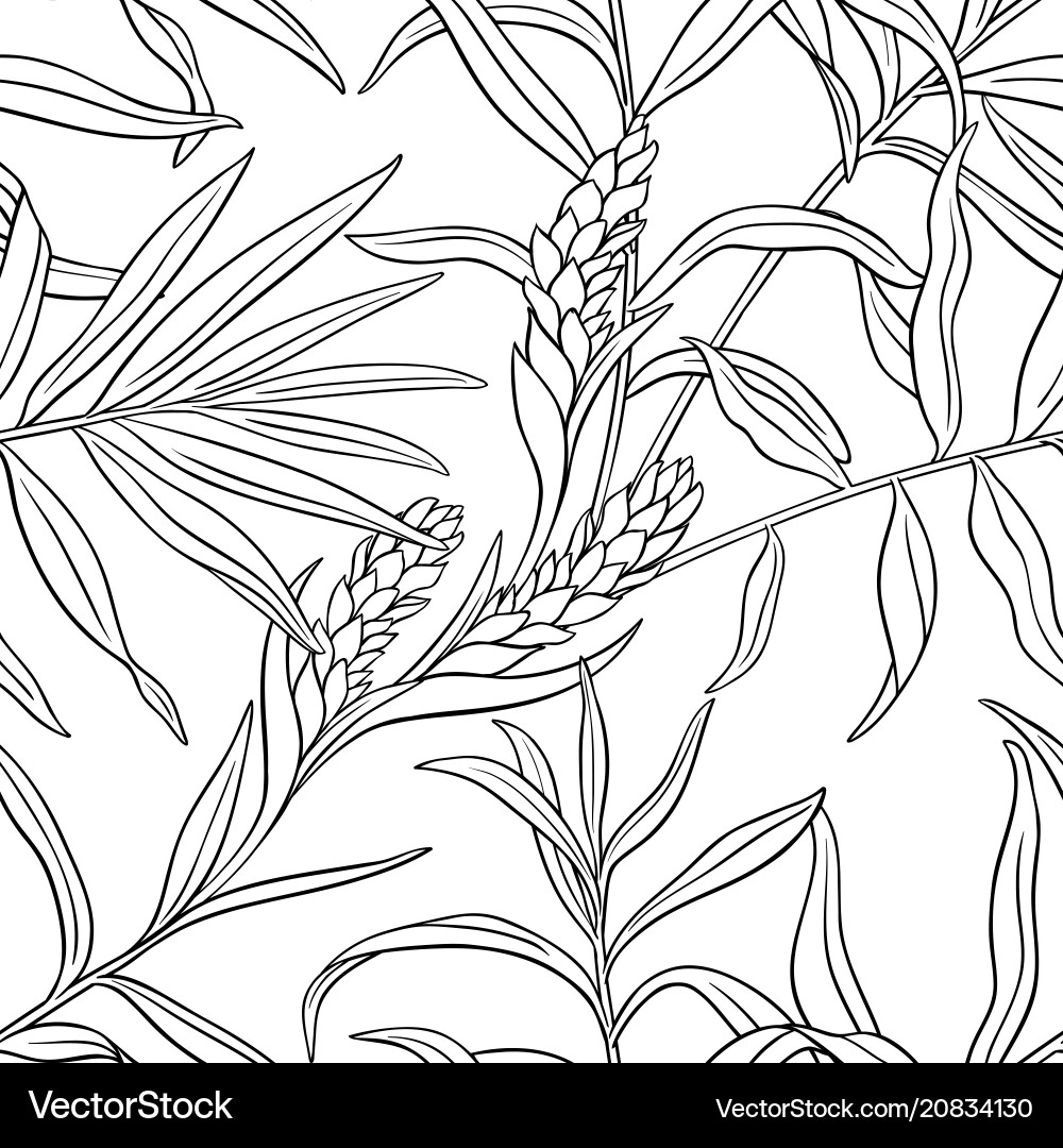 Ginger seamless pattern Royalty Free Vector Image