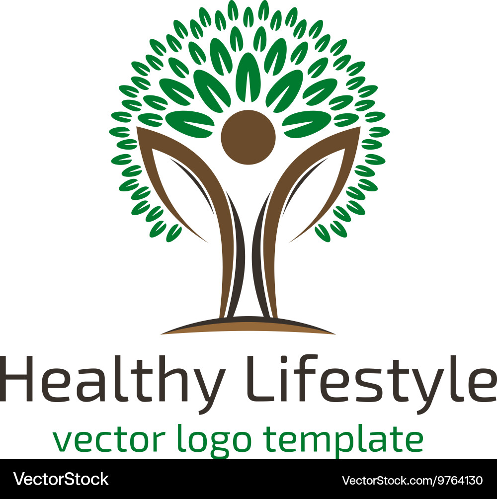 Healthy Lifestyle Logo Healthy Life Logo Icon Royalty Free Vector