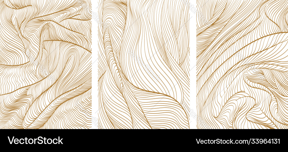 Elegant Line Pattern - Luxury Background Vector Image