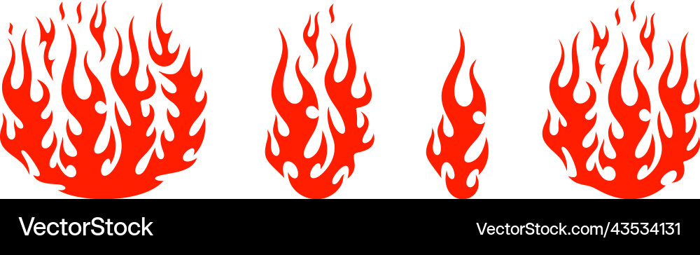Fire Royalty Free Vector Image - VectorStock