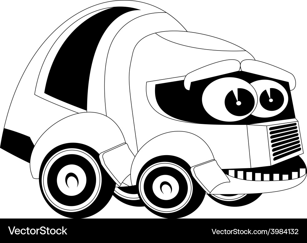 Cartoon car Royalty Free Vector Image - VectorStock