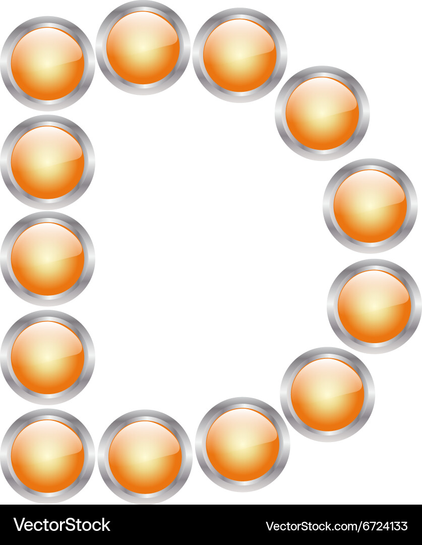 Letter d Royalty Free Vector Image - VectorStock