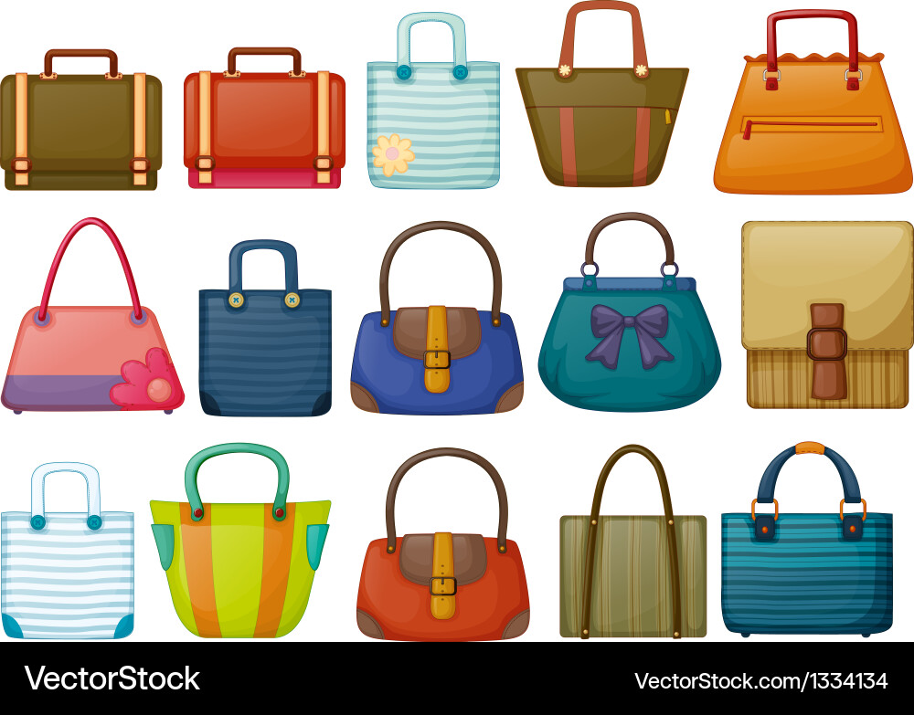 Different bag designs Royalty Free Vector Image