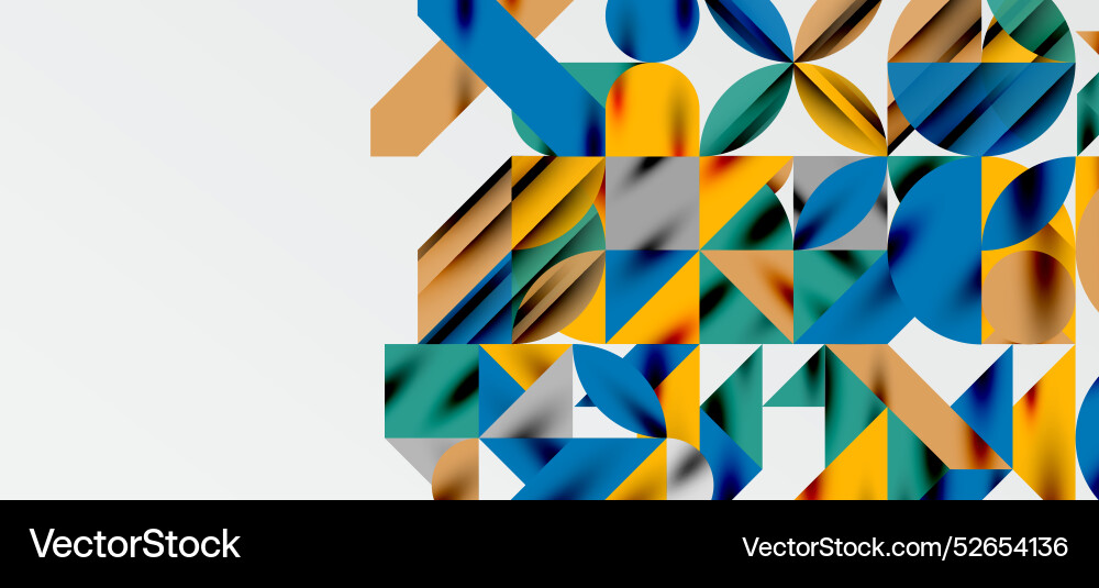 Geometric neo patterns abstract background Vector Image