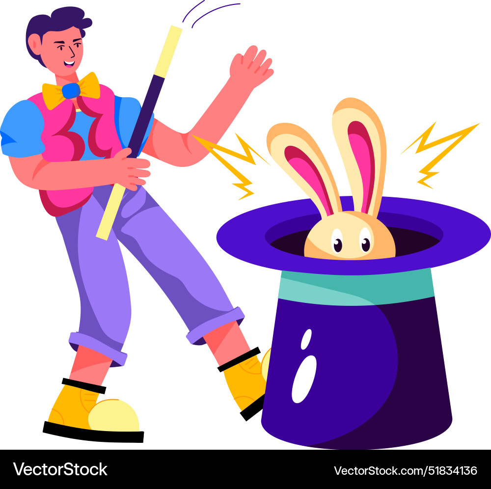Magician Royalty Free Vector Image - VectorStock