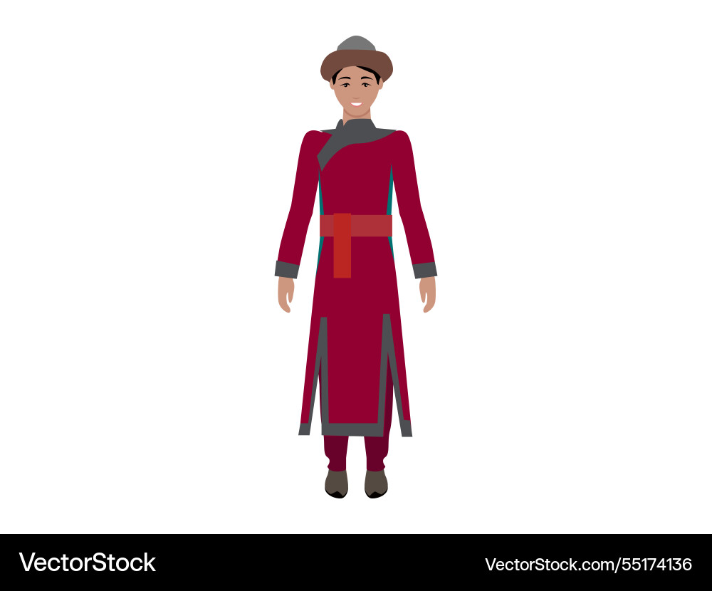 Traditional ethnic attire Royalty Free Vector Image