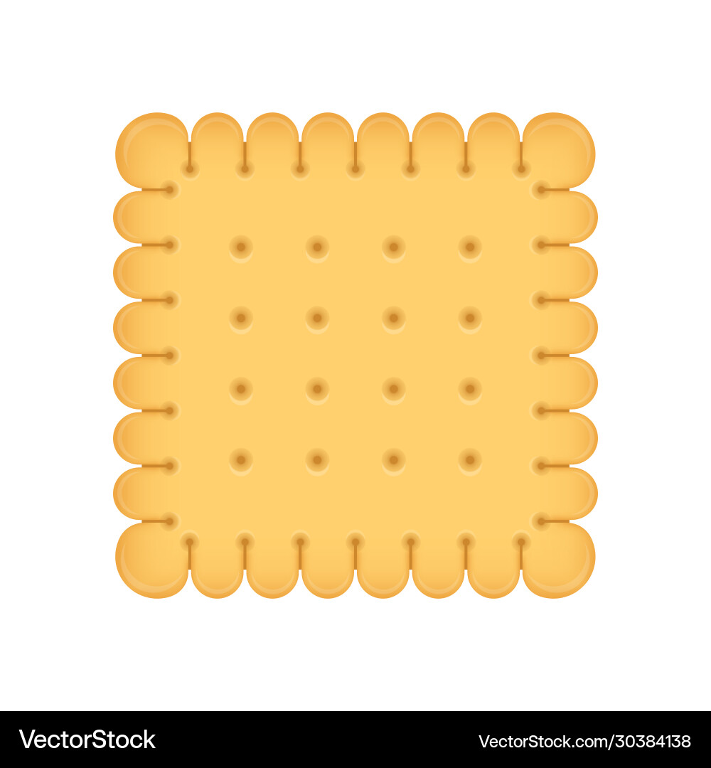 Delicious biscuit Royalty Free Vector Image - VectorStock