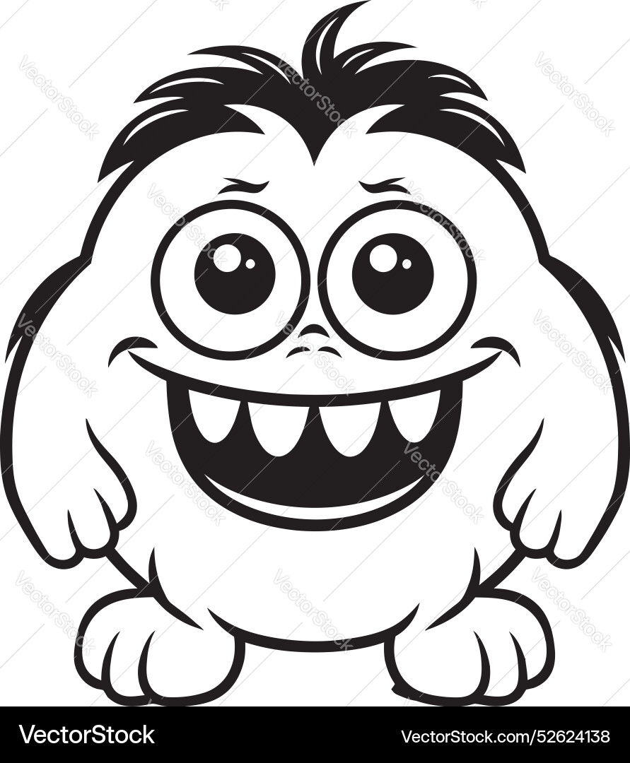 Radiant monster revel designs reflecting Vector Image