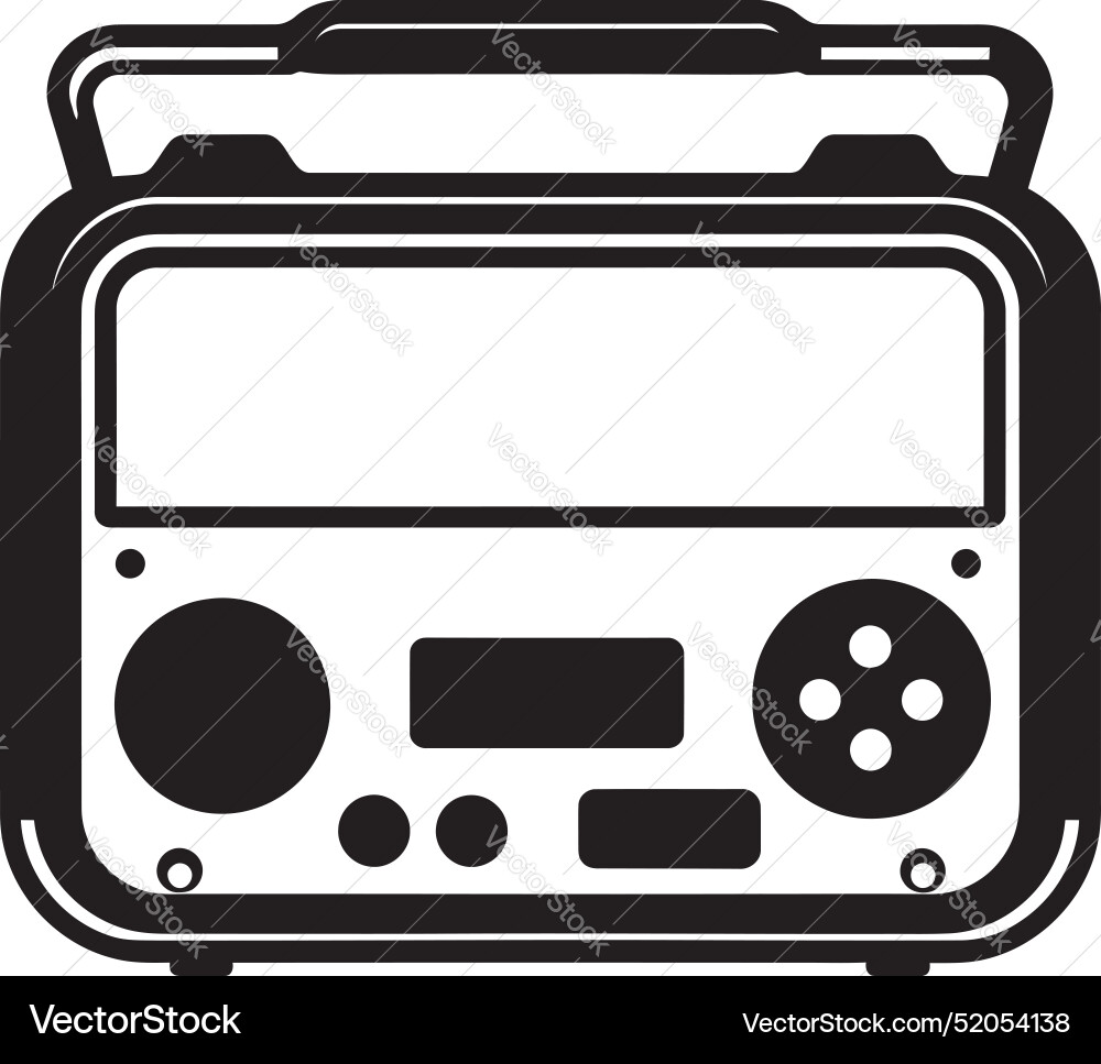 Retro Gaming Wunderland Handkonsole Logo Vektorbild