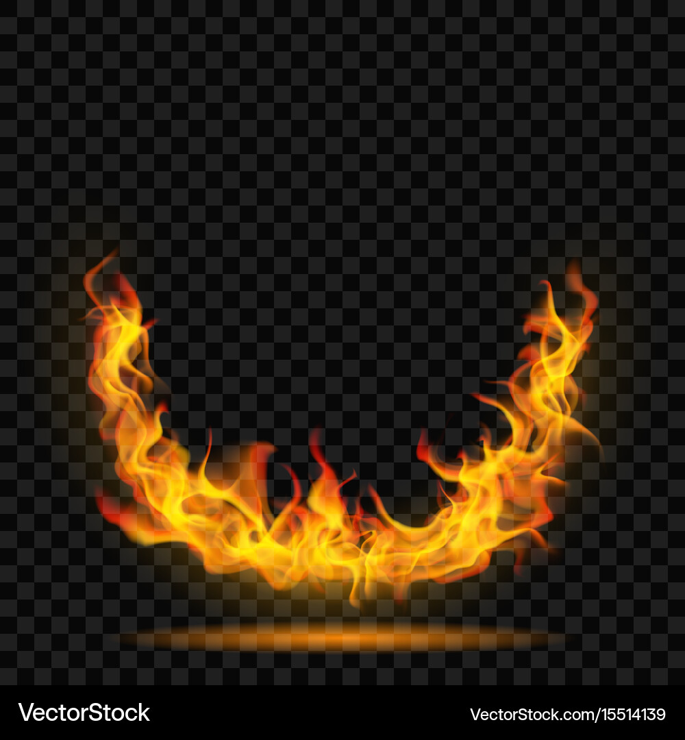 Fiery Flame Crown Royalty Free Vector Image - VectorStock