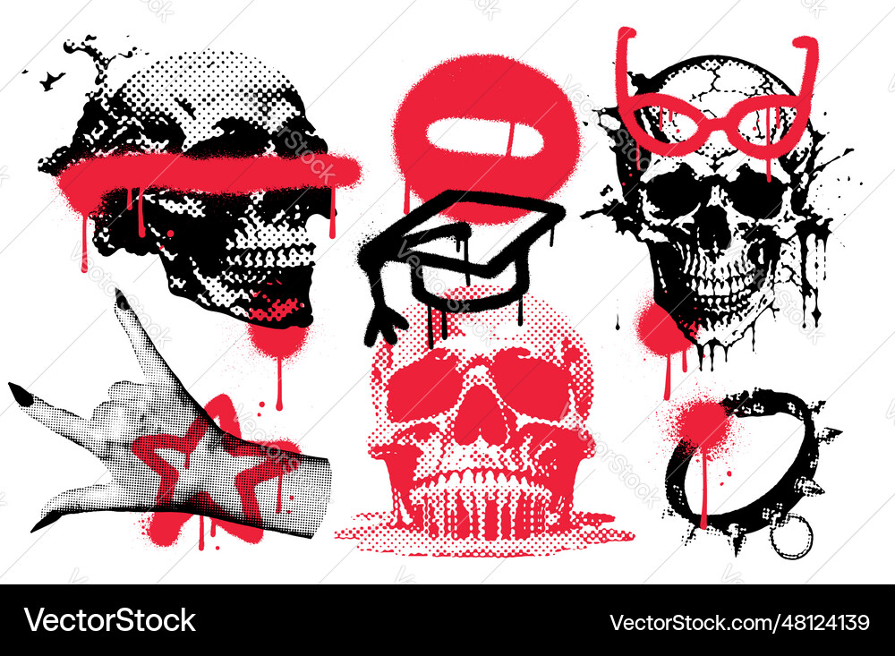 Halftone Spike Vector Images (over 130)