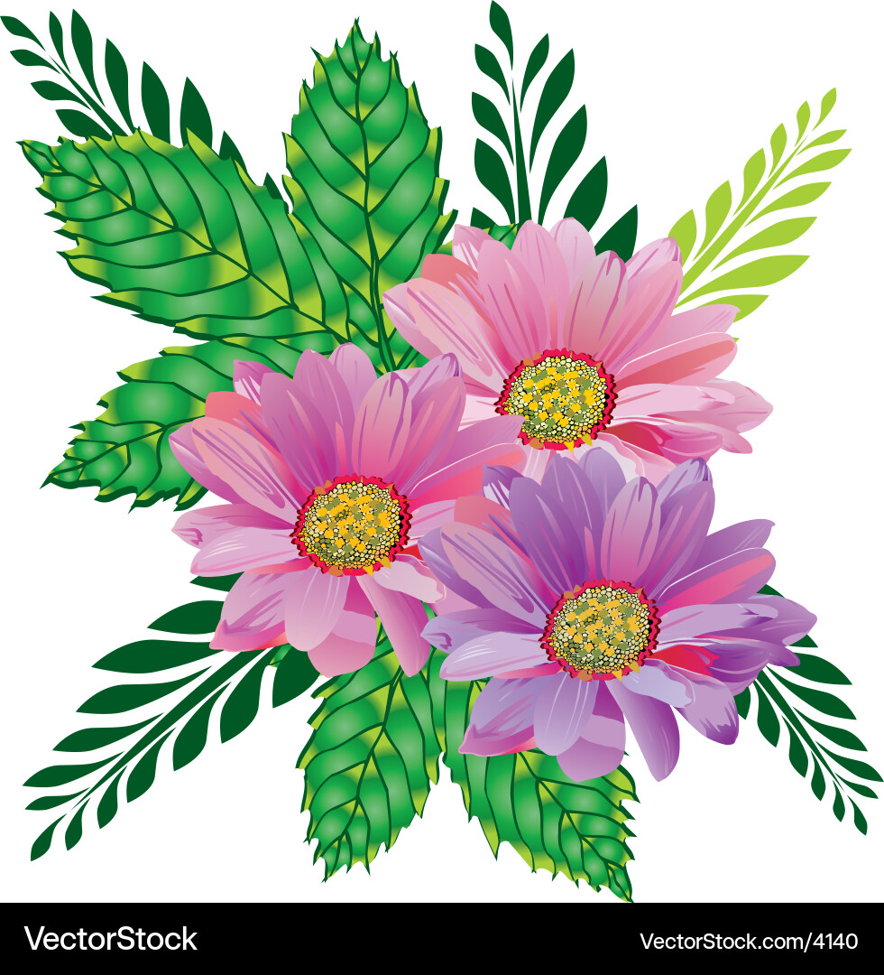 Flower 30 graphic Royalty Free Vector Image - VectorStock