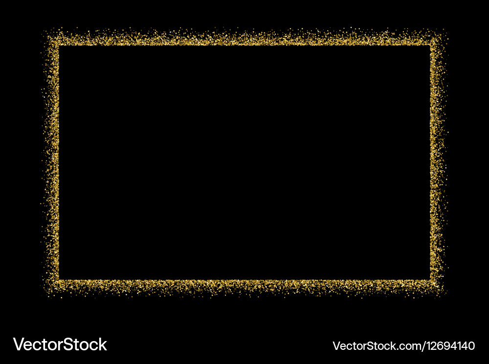 Gold frame Royalty Free Vector Image - VectorStock
