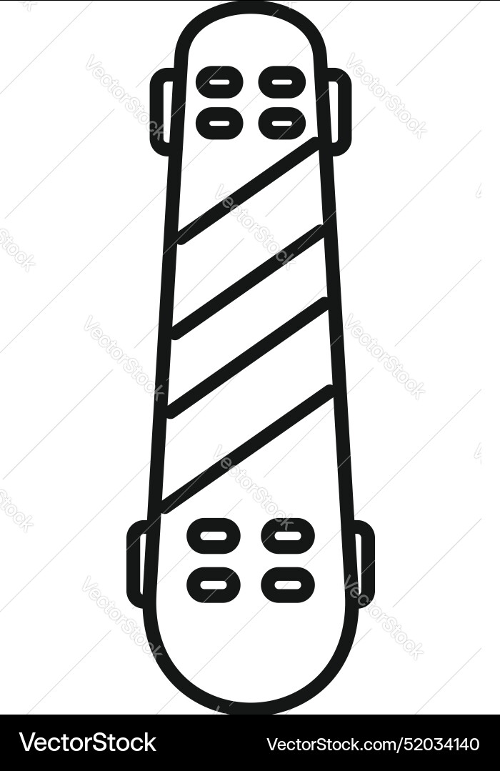 Longboard drawing showing urban lifestyle Vector Image