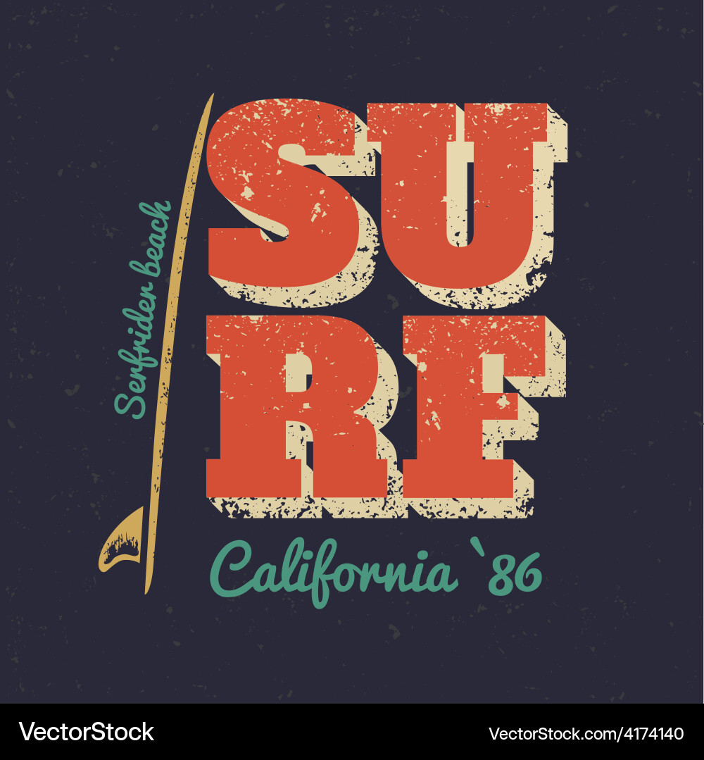 Surfing Royalty Free Vector Image - VectorStock