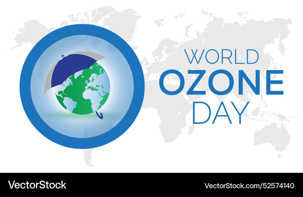 World ozone day Royalty Free Vector Image - VectorStock