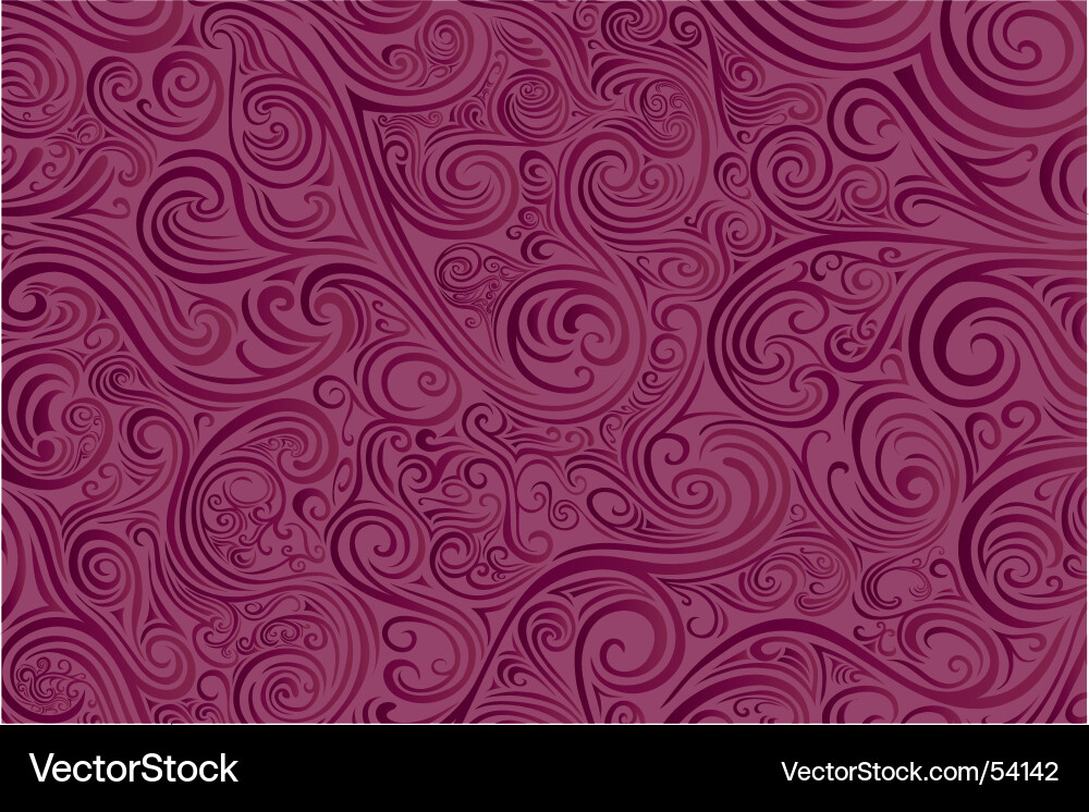 Pink scrollwork Royalty Free Vector Image - VectorStock