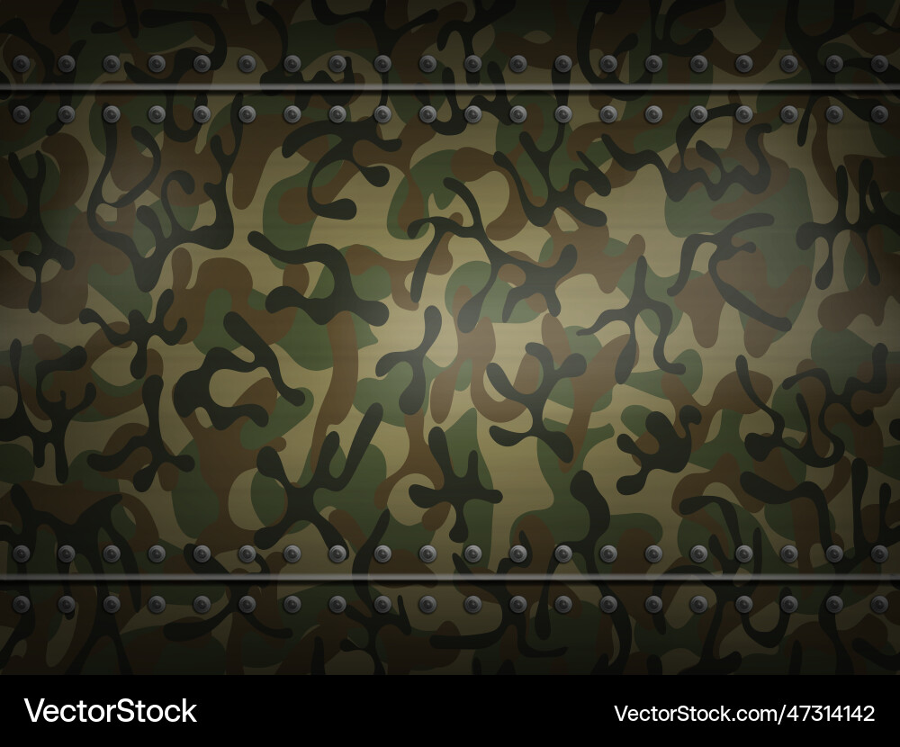 Polished Metal Plate with Rivets Royalty Free Vector Image