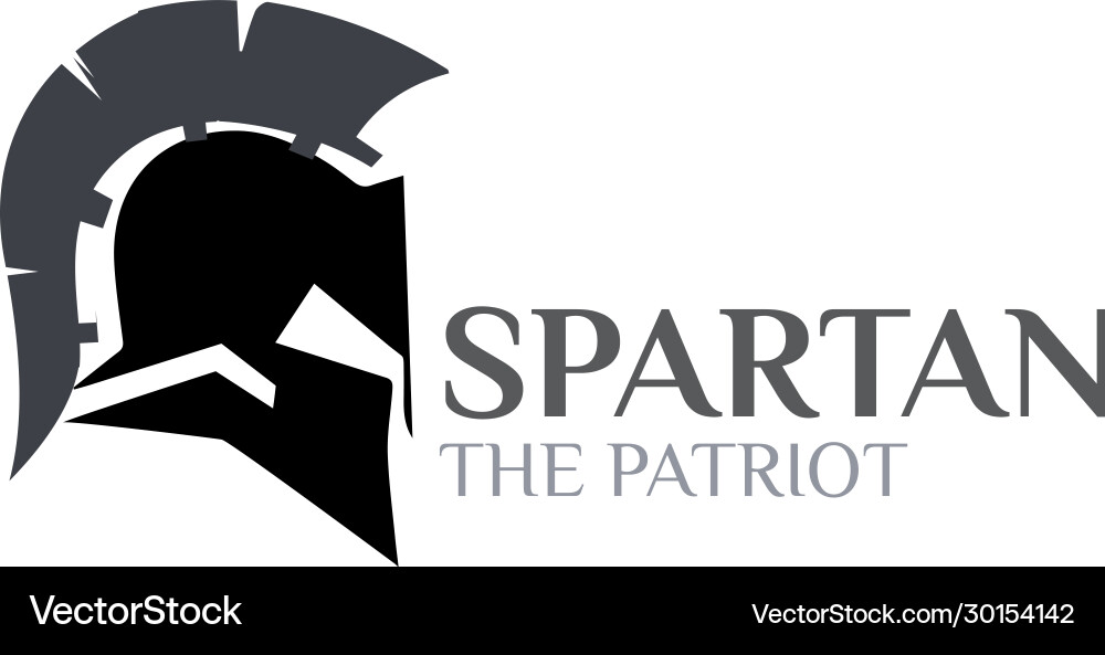 Spartan logo designs modern and simple Royalty Free Vector