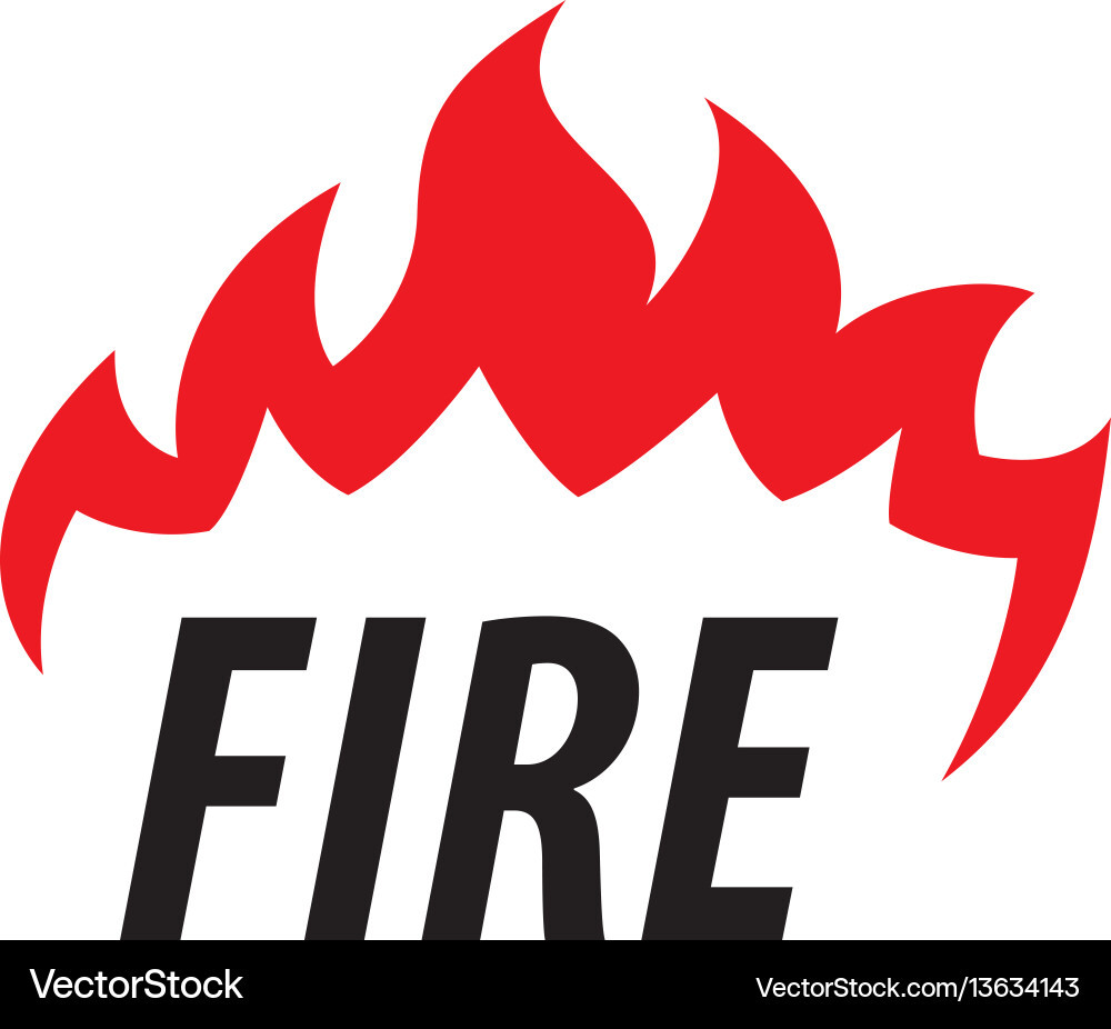 Fire logo Royalty Free Vector Image - VectorStock
