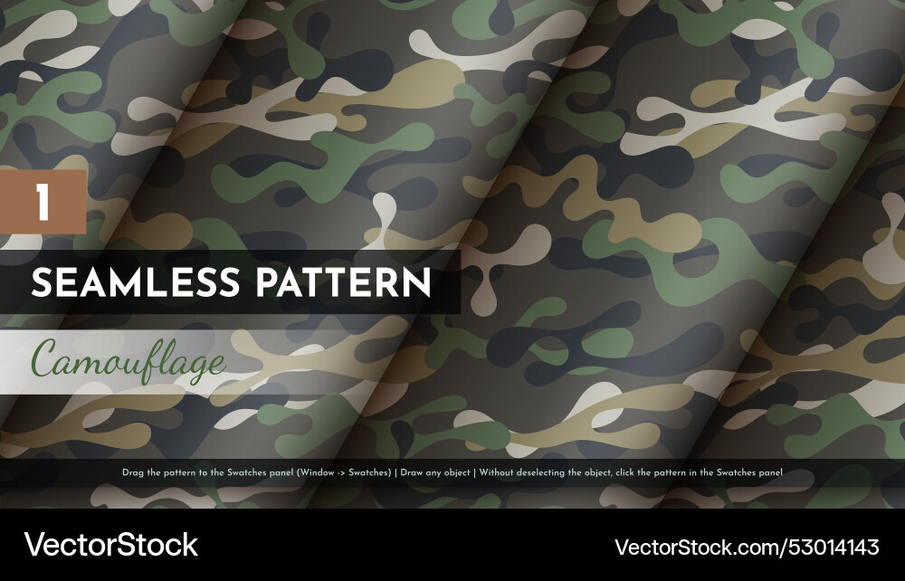 Seamless camouflage pattern war traditional Vector Image