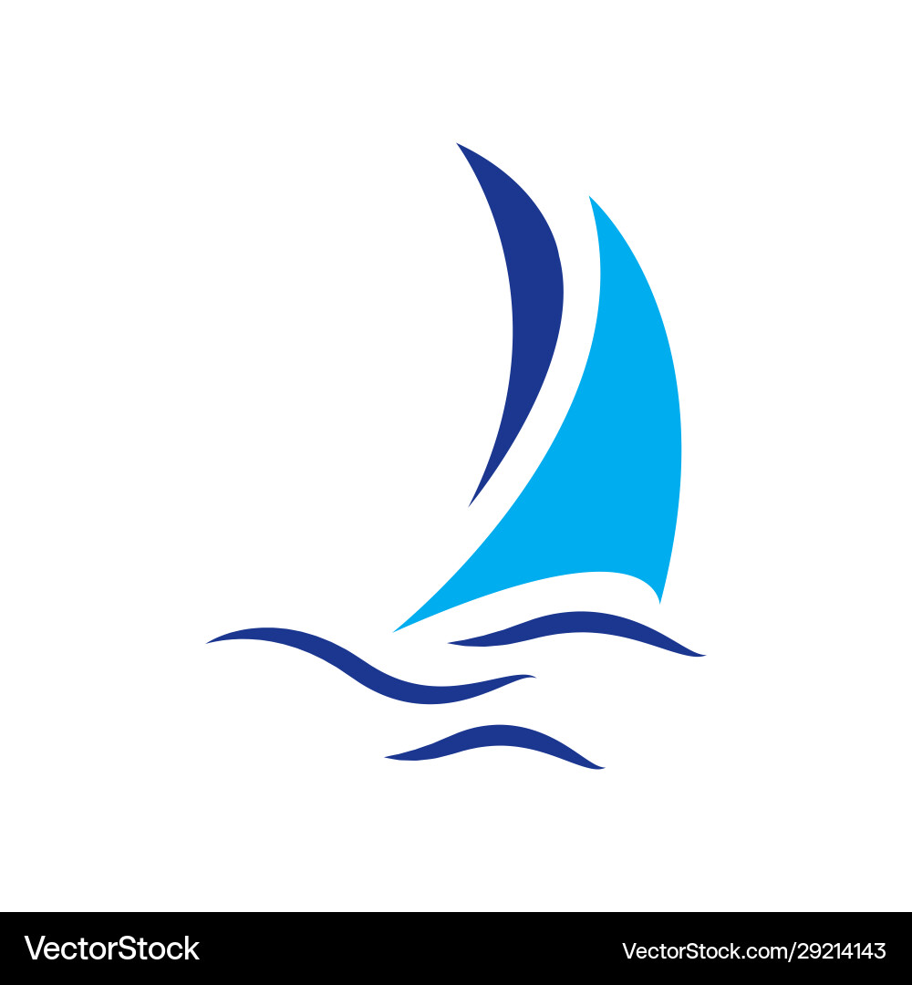 Shipping logo design symbol for cargo ship Vector Image