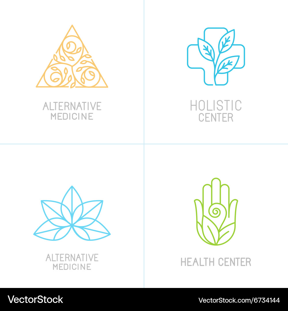 Concepts and logo design templates Royalty Free Vector Image