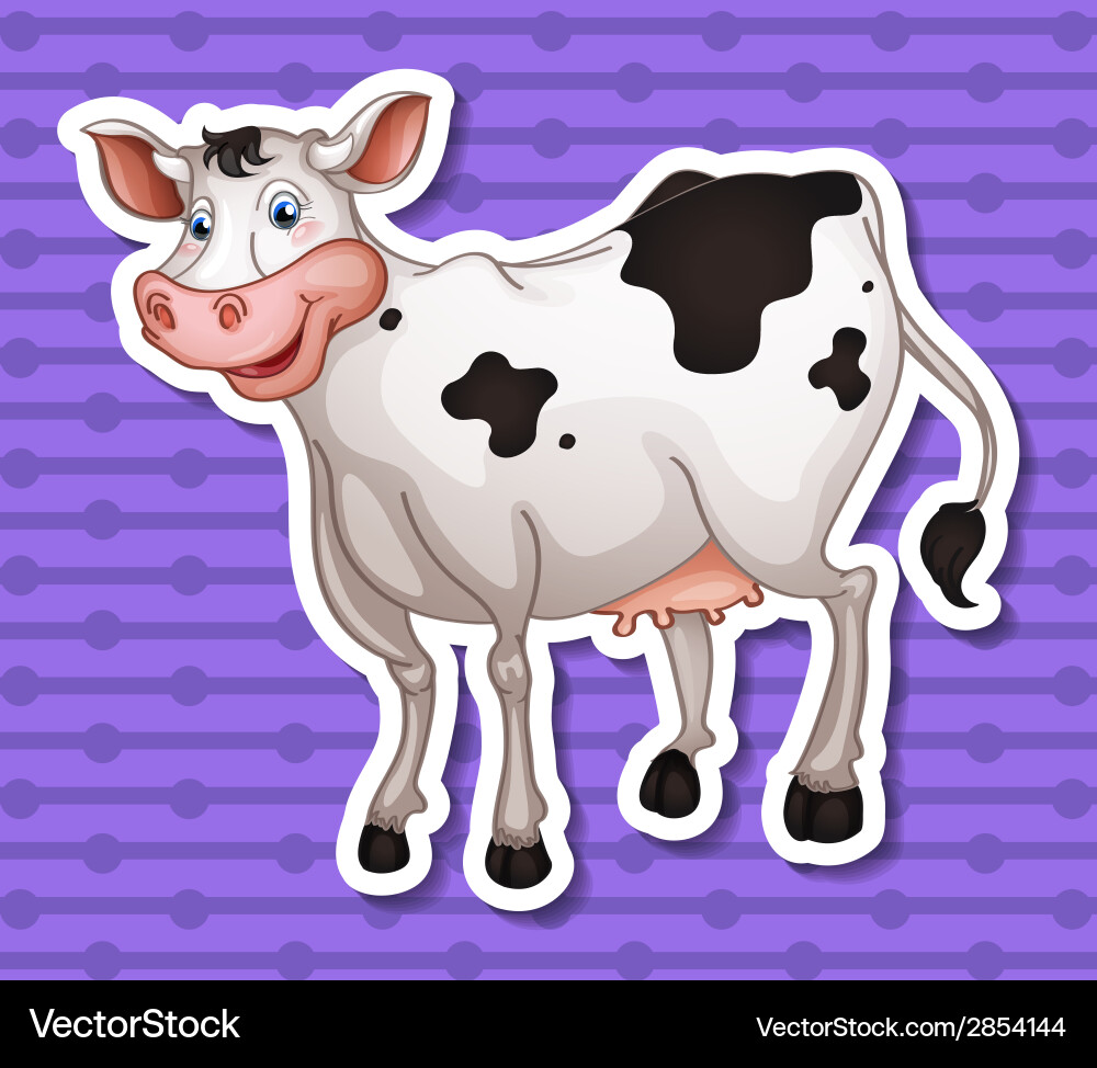 Cow Royalty Free Vector Image - VectorStock