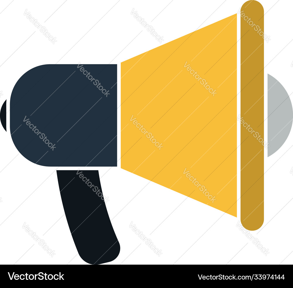 Promotion megaphone icon Royalty Free Vector Image