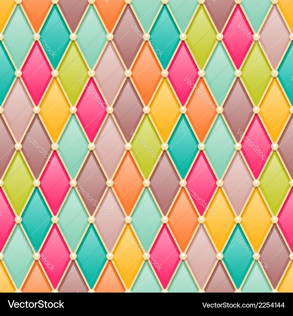 Vintage Diamond Pattern Royalty Free Vector Image