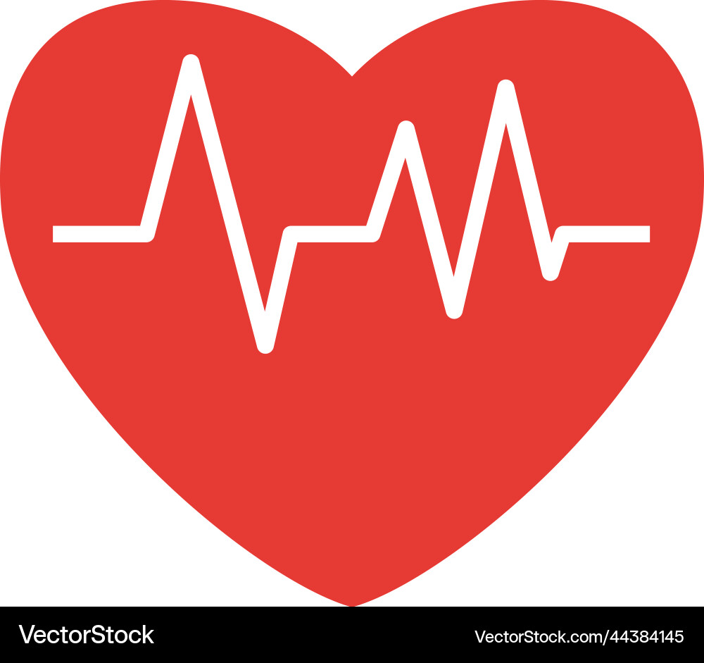 Palpitation life logo Royalty Free Vector Image