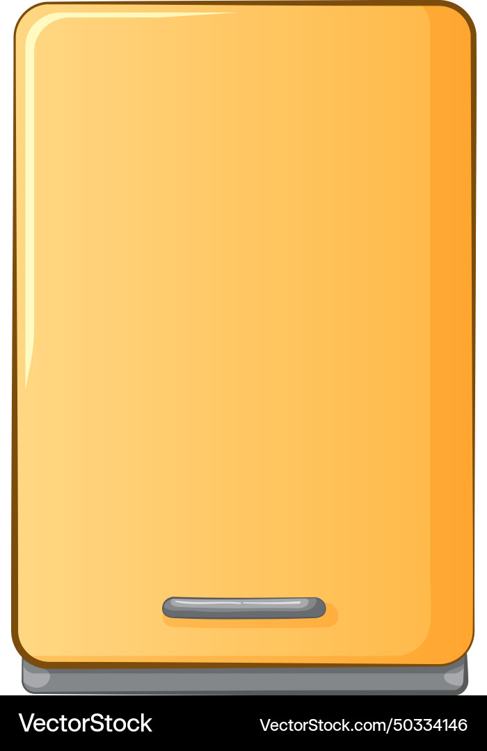 A single-door refrigerator Royalty Free Vector Image